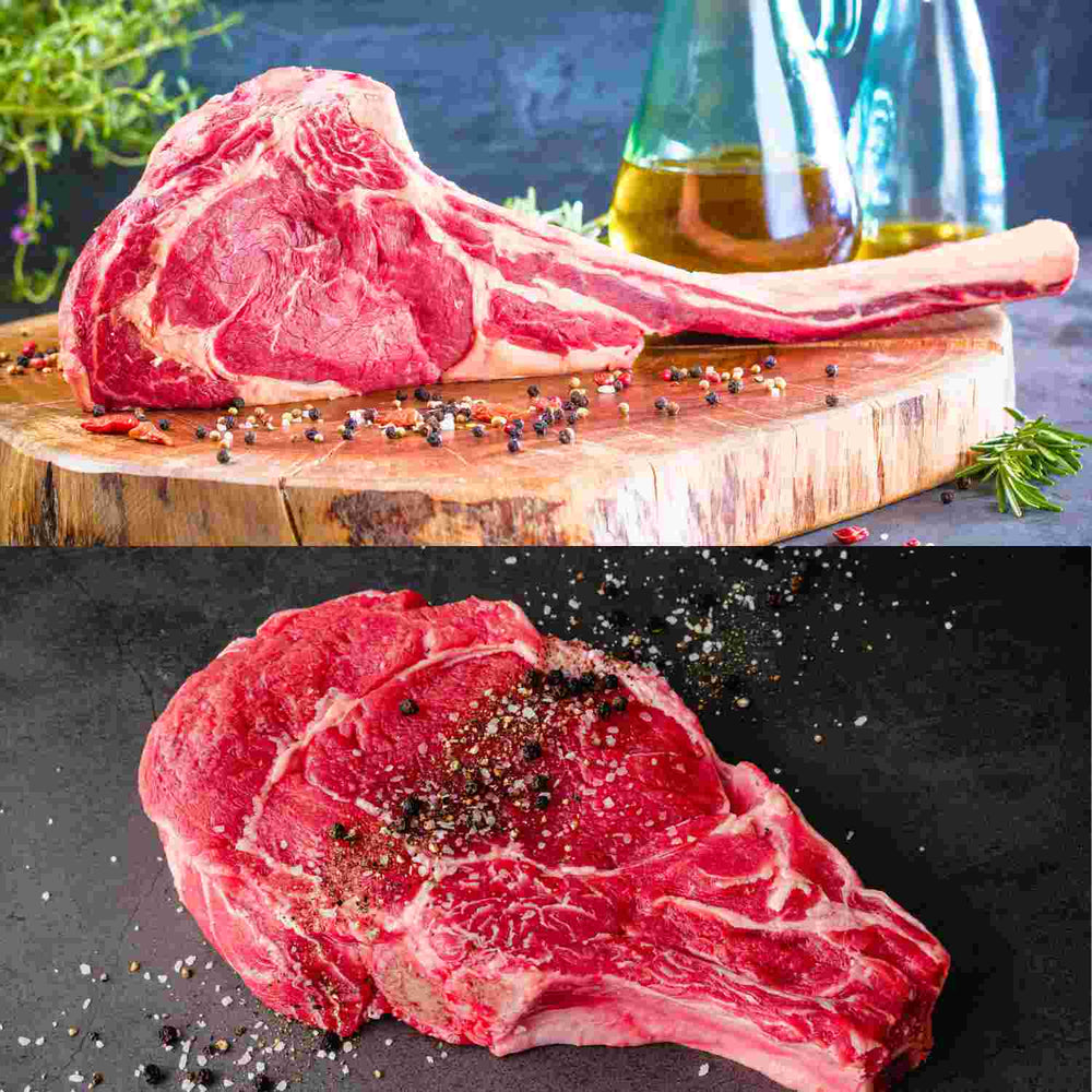 Tomahawk Steak vs. OP Rib: A Meat Lover's Guide | Meat King